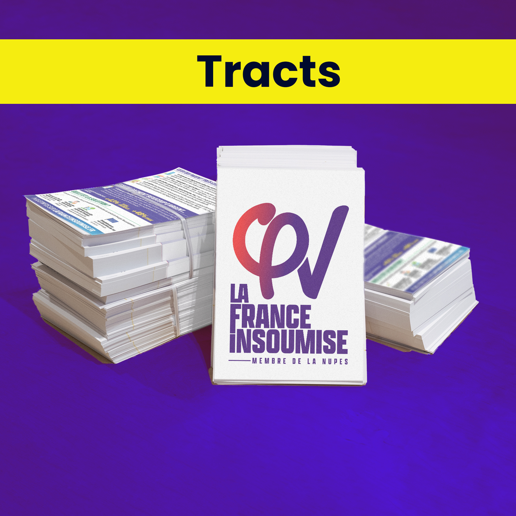 Tracts - Matériel Action Populaire